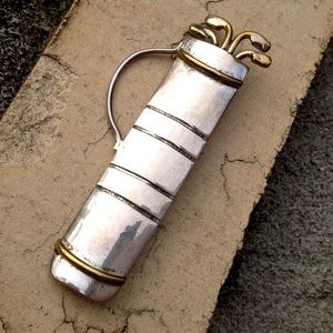 Vintage | Jewelry | Vintage Silver Golf Bag Brooch | Poshmark